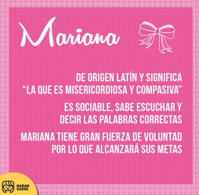 Significado del nombre Mariana